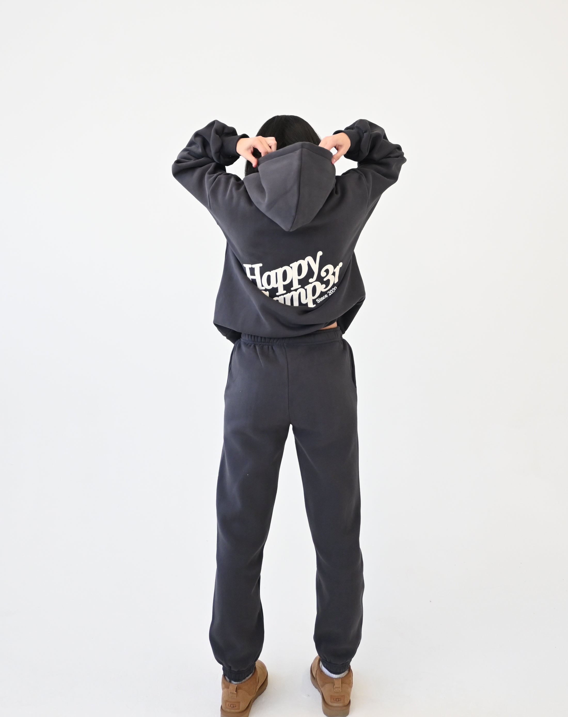 Puff Series Sweatpants - Charcoal Gray – The Happy Camp3r